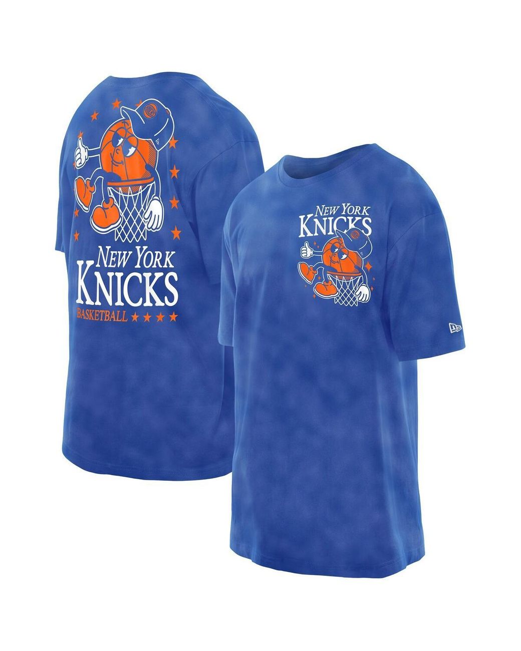 KTZ New York Knicks Old School Sport Enzyme Wash Oversized T-shirt in Blue for Men | Lyst