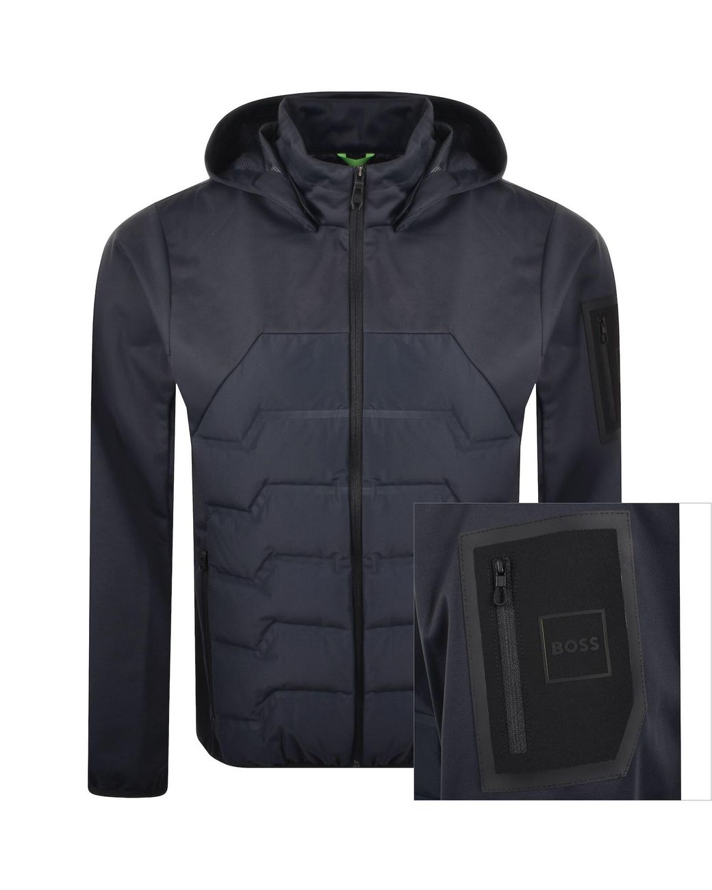 BOSS Boss J Rhano Down Jacket in Blue for Men | Lyst