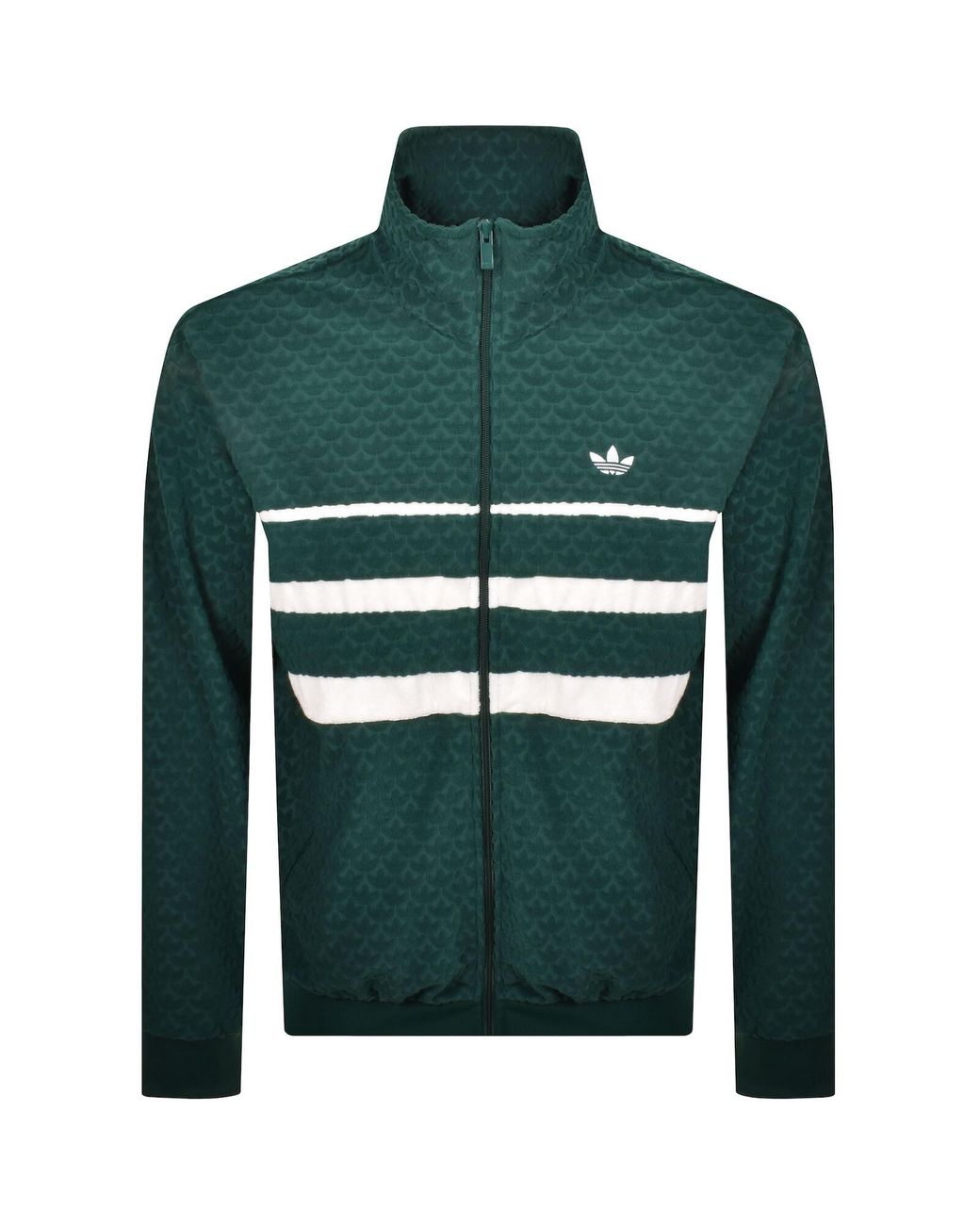 adidas Originals Adidas Monogram Track Top in Green for Men | Lyst