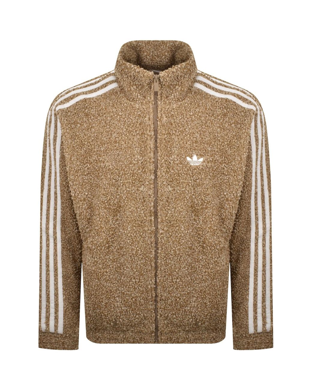adidas Originals Boucle Firebird Track Top in Brown for Men | Lyst UK