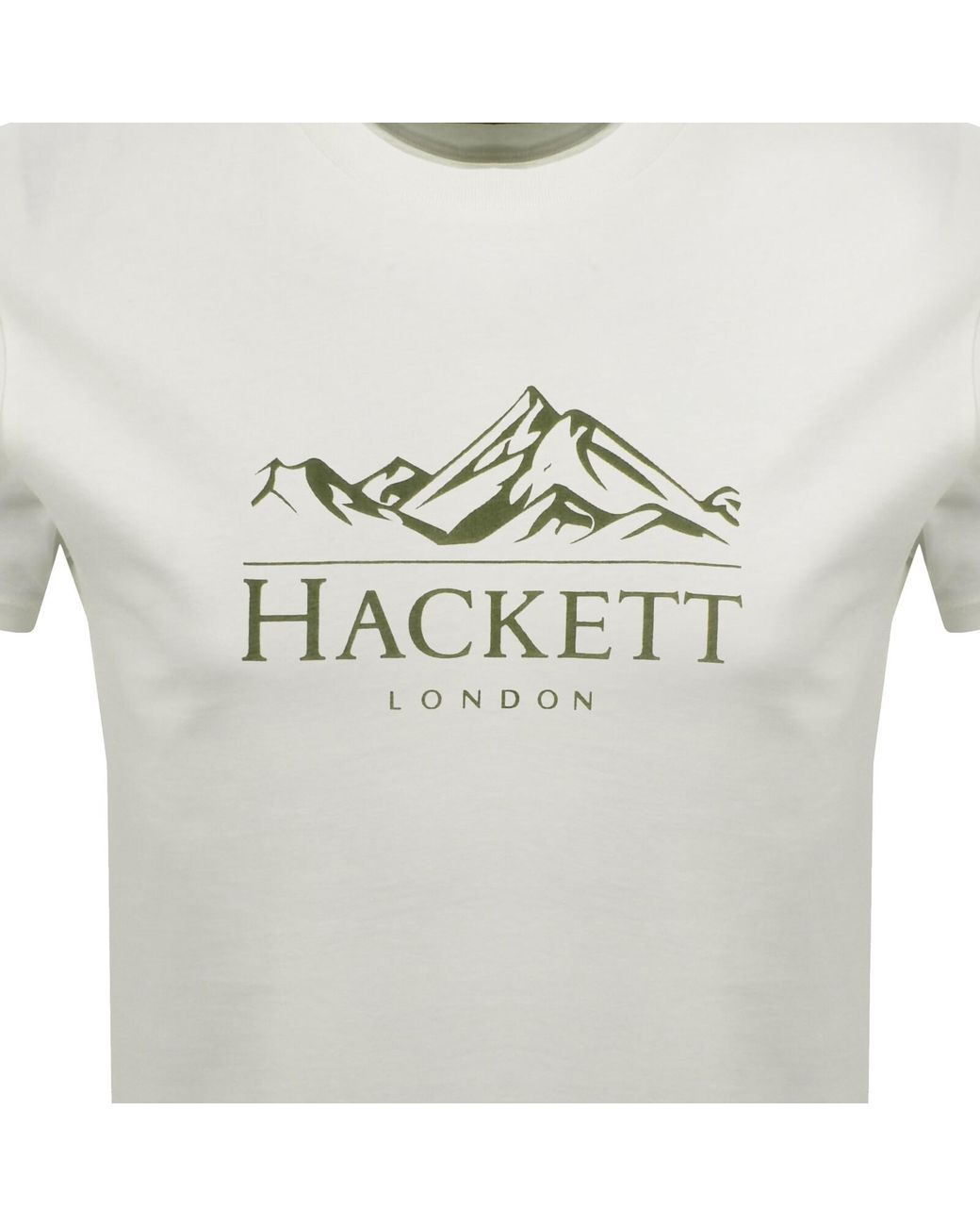 Hackett Heritage Peaks T Shirt Off in Gray for Men | Lyst