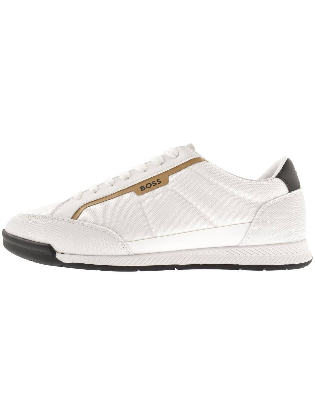BOSS BUSINESS Boss Nitan Trainers Open in White for Men | Lyst UK