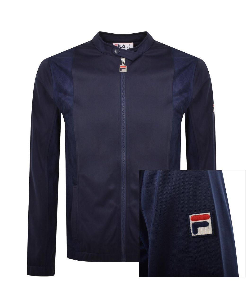 Fila Ricky Panel Track Jacket in Blue for Men | Lyst