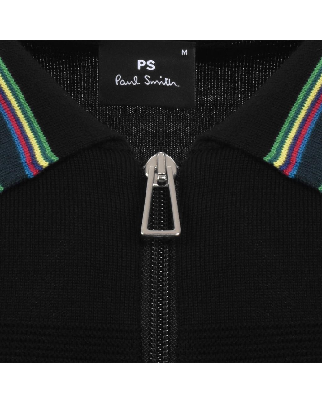 Paul Smith Full Zip Knit Cardigan in Black for Men | Lyst UK