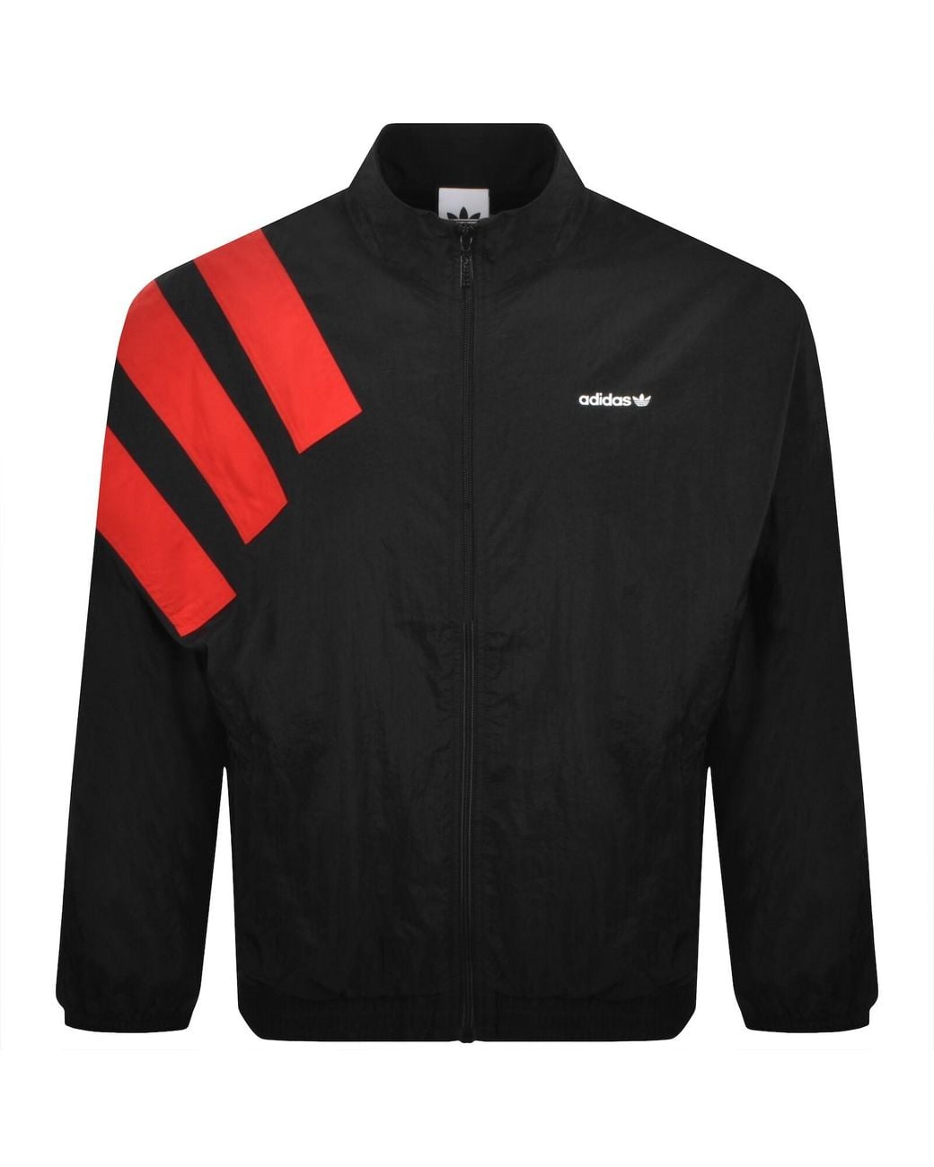 adidas Originals Arch Track Top in Black for Men | Lyst
