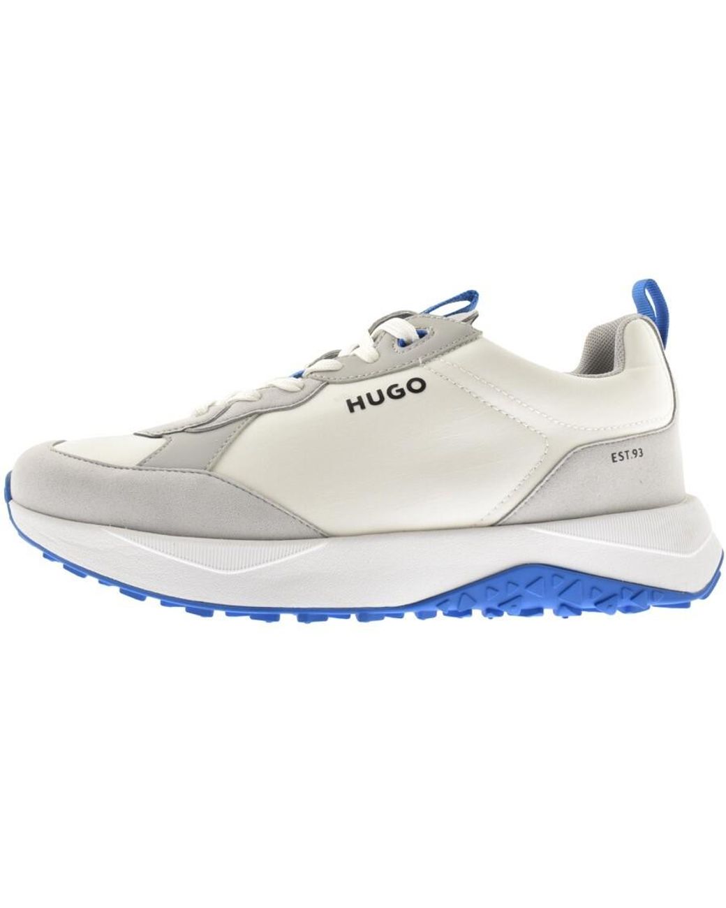 HUGO Kane Runn Trainers Off in White for Men | Lyst