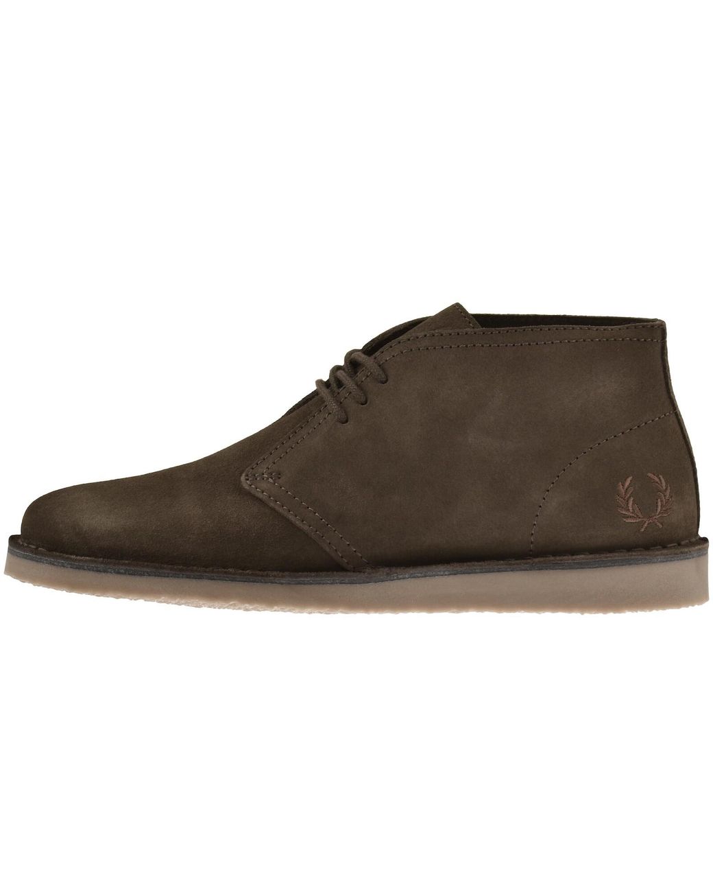 Fred Perry Hawley Suede Shoes in Brown for Men | Lyst UK