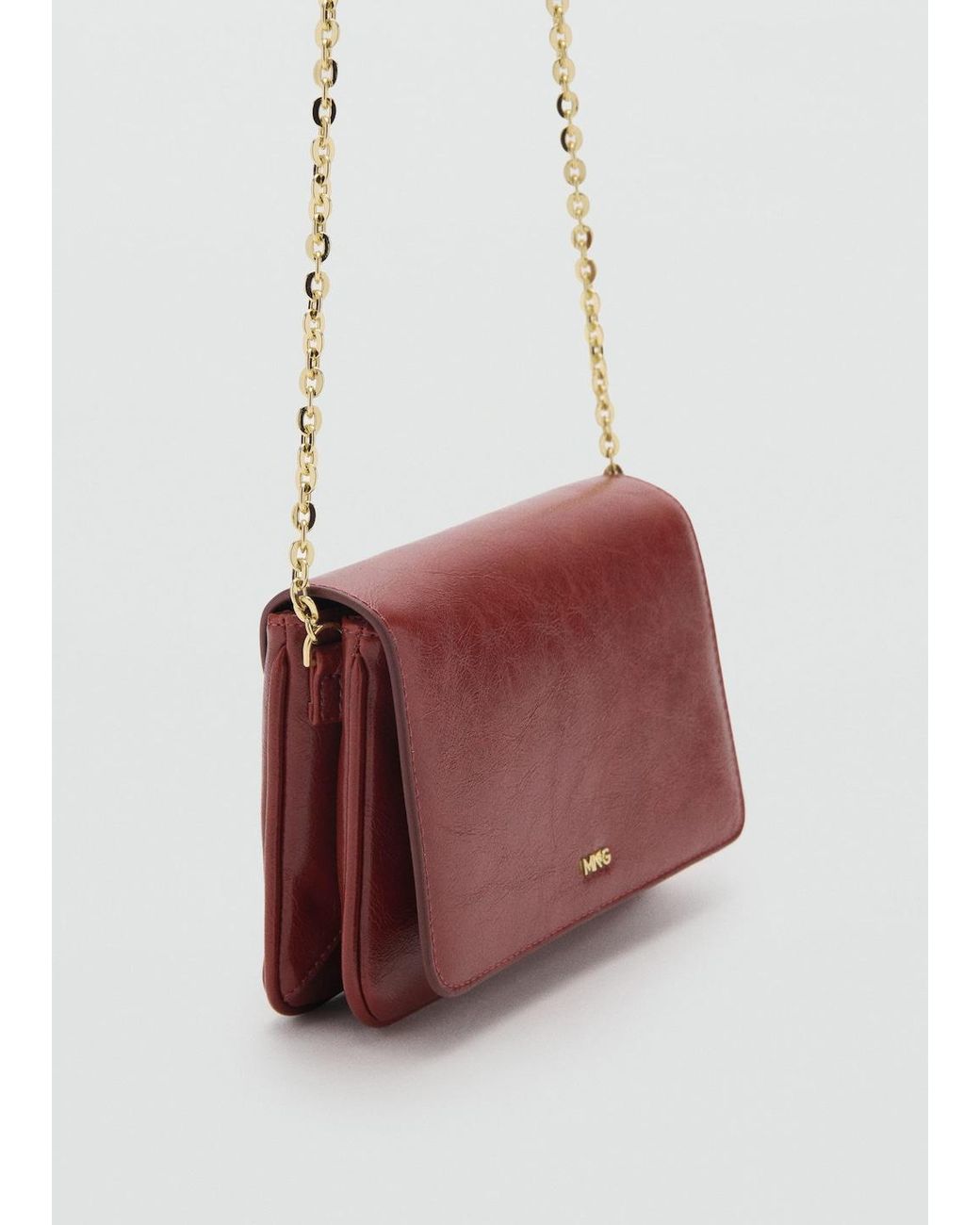 Mango Small Crossbody Bag in Red | Lyst