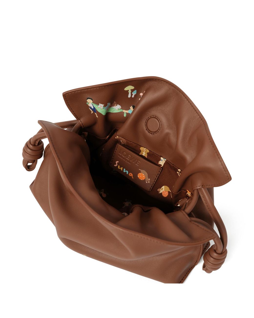 Loewe Flamenco Clutch Mini Hamster, 100% Nappa in Brown | Lyst