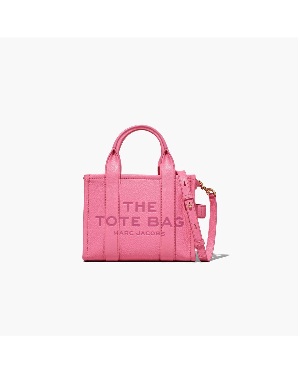 Marc Jacobs The Leather Mini Tote Bag in Pink | Lyst