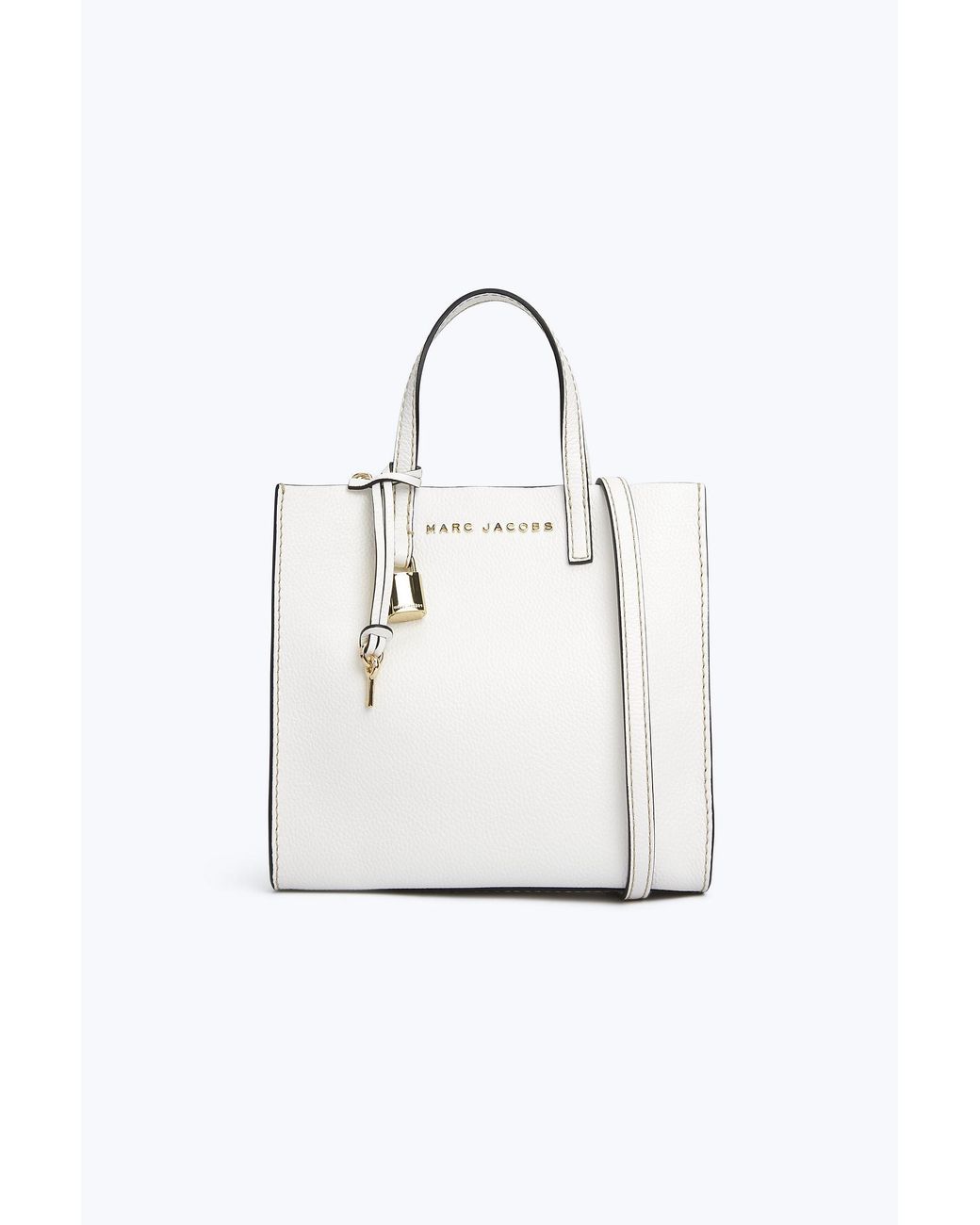 Marc Jacobs Mini Grind Tote in White | Lyst