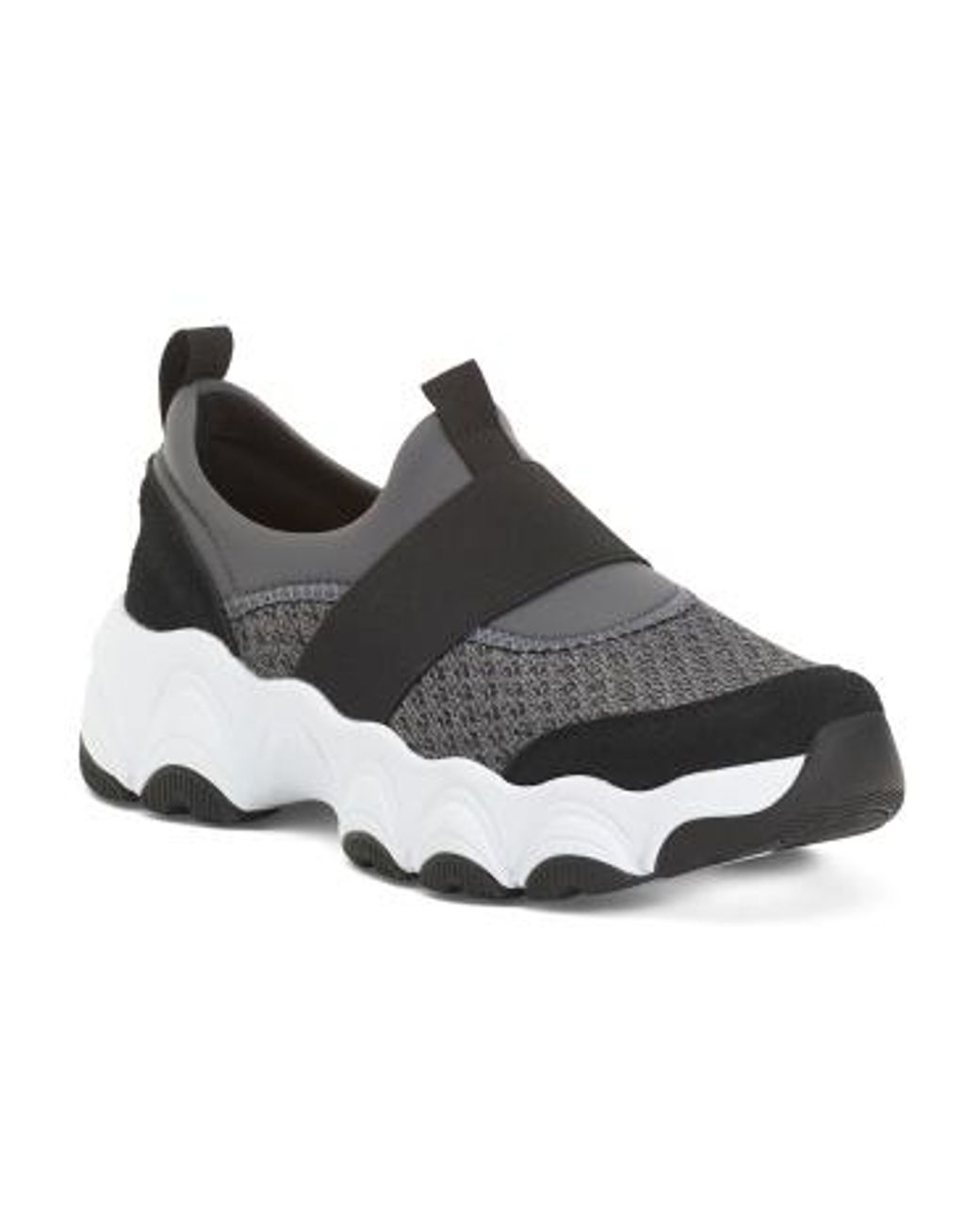 Marshalls Sleekjoy Slip On Sneakers For in Black | Lyst