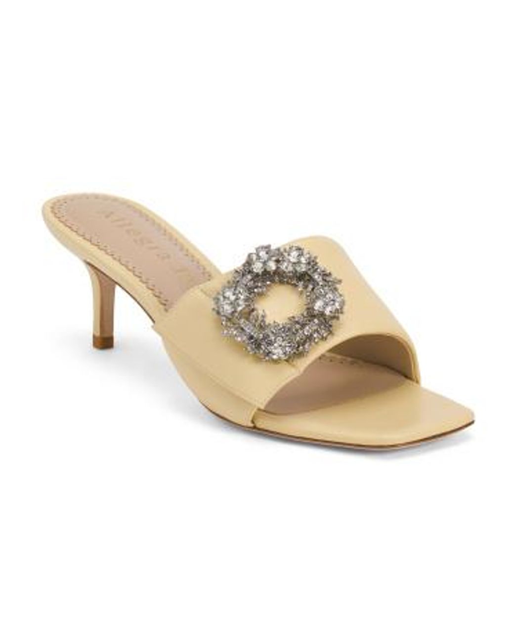 Marshalls Leather Harper Heels For in White | Lyst