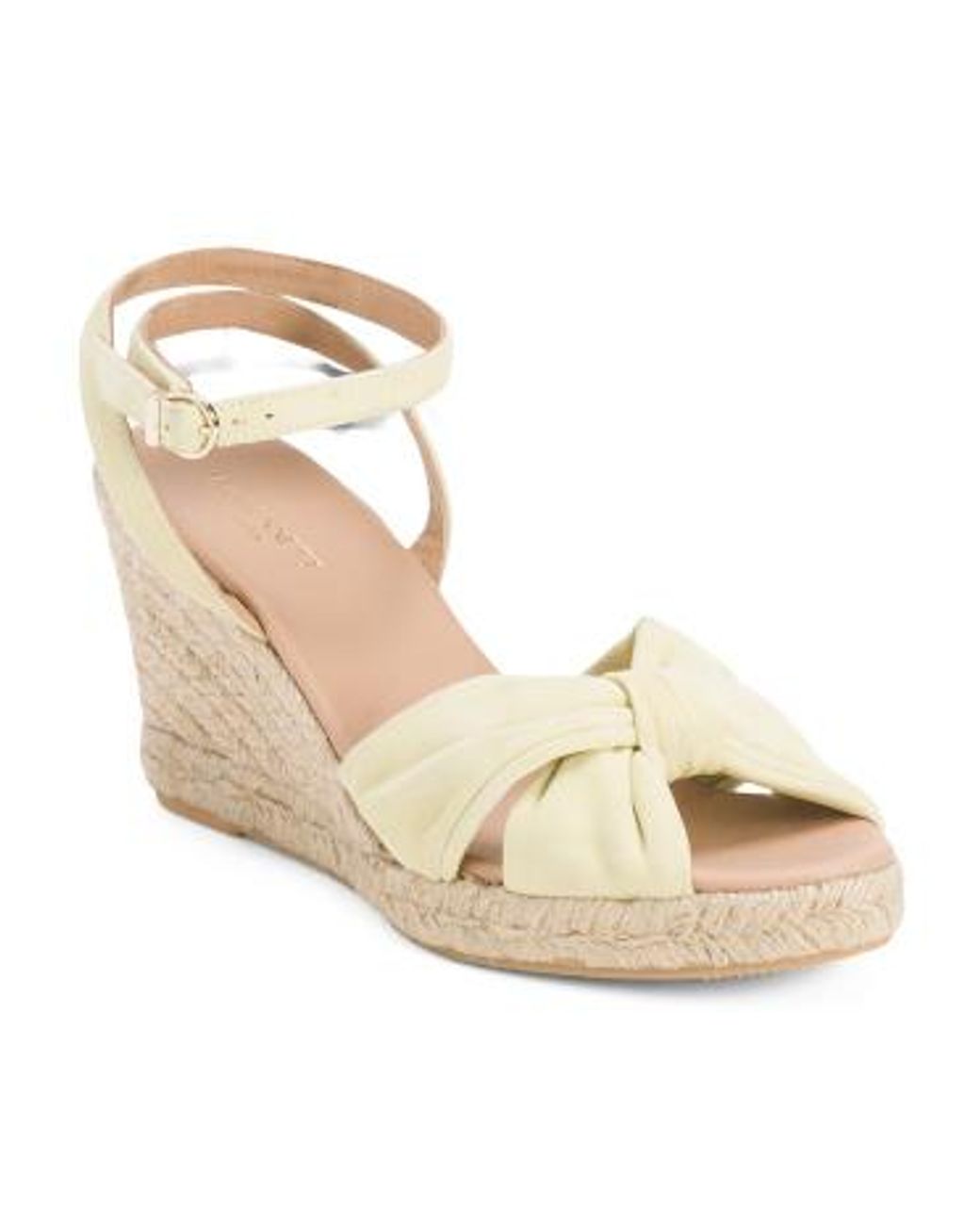 Marshalls Suede Angela Espadrille Wedge Sandals For in Metallic | Lyst