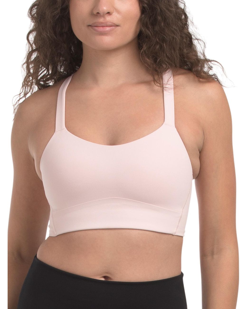 Marshalls Origin Molded Cup Cross Back Bra Top For in Pink | Lyst