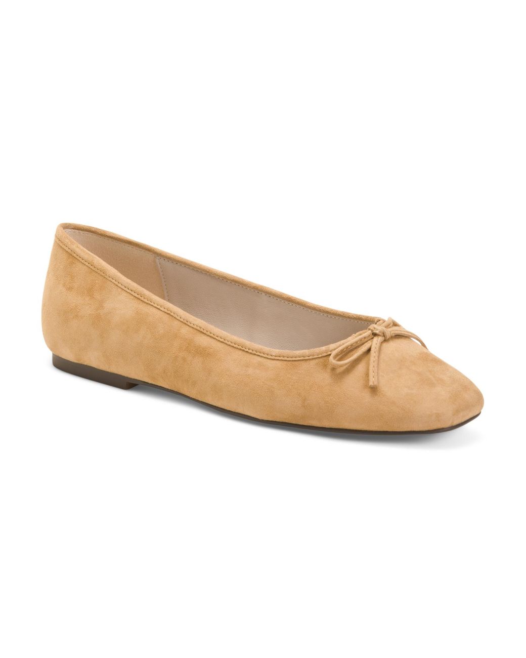 Marshalls Suede Sage Ballet Flats For in Natural | Lyst