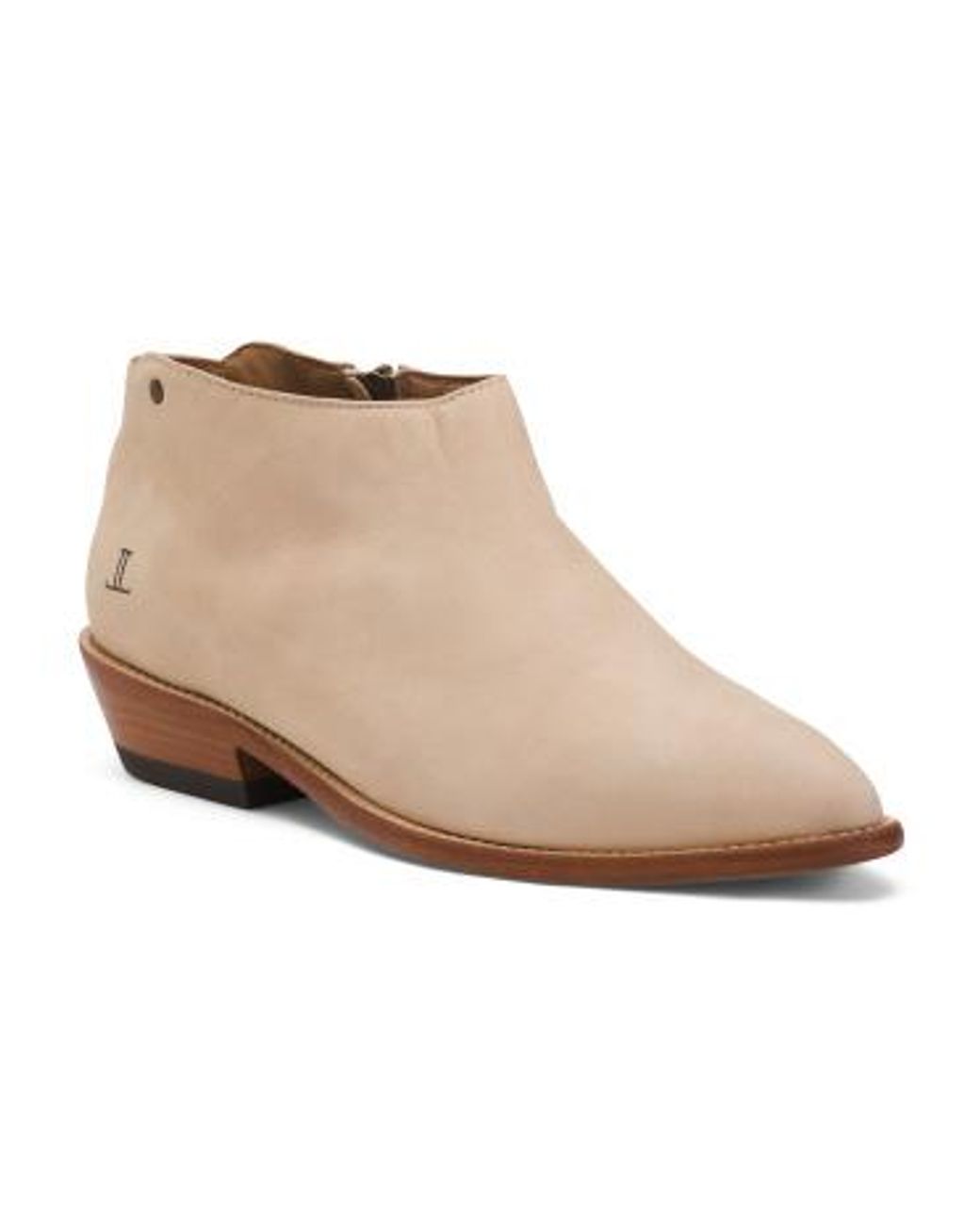 Marshalls Suede Kate Goat Western Shooties For in Natural | Lyst