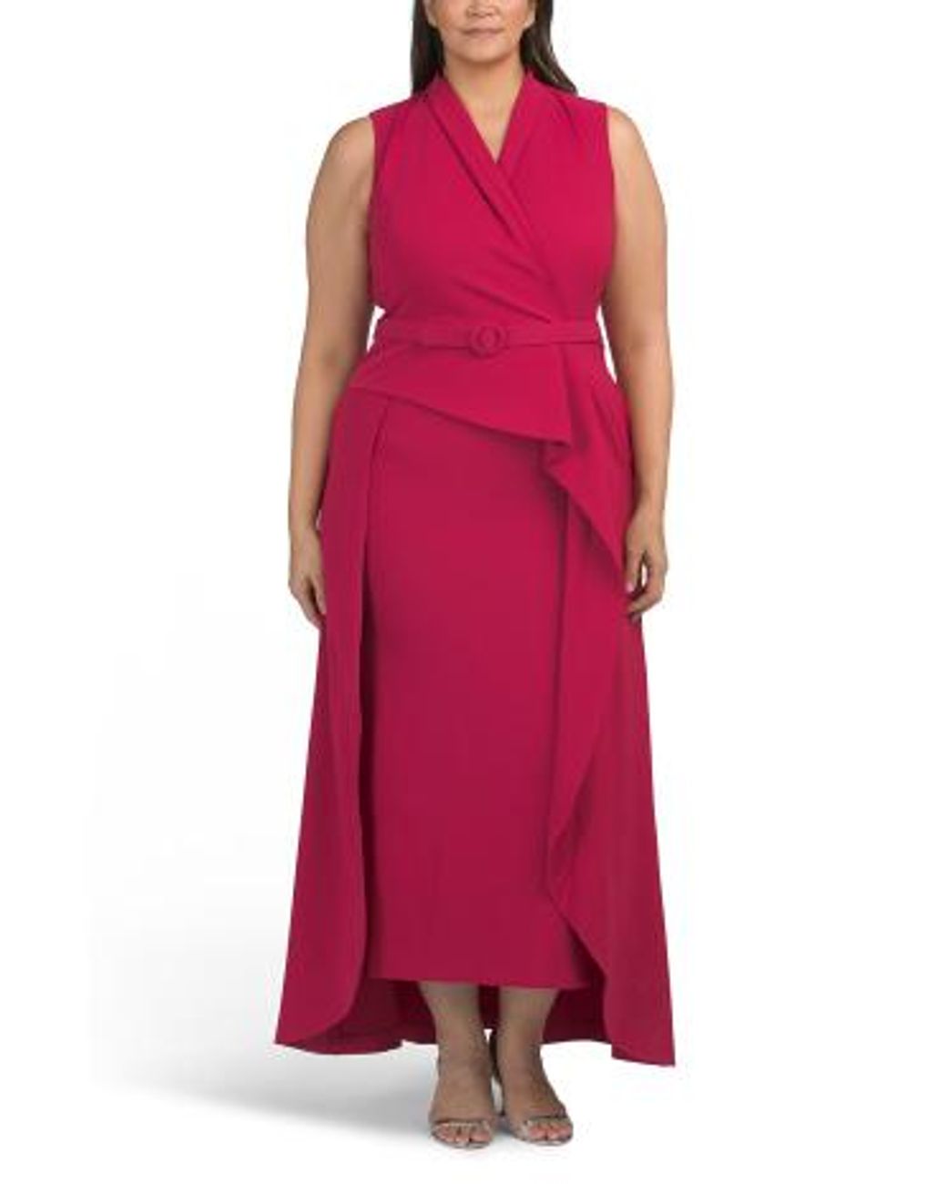 Marshalls Felicia Walk Through Gown For in Red | Lyst