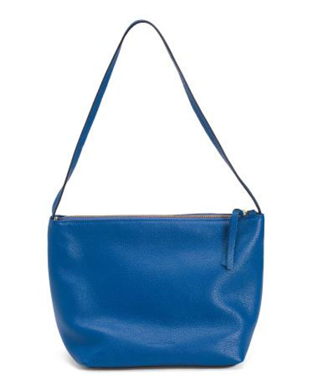 Marshalls Leather Smooth Bucket Bag For in Blue | Lyst