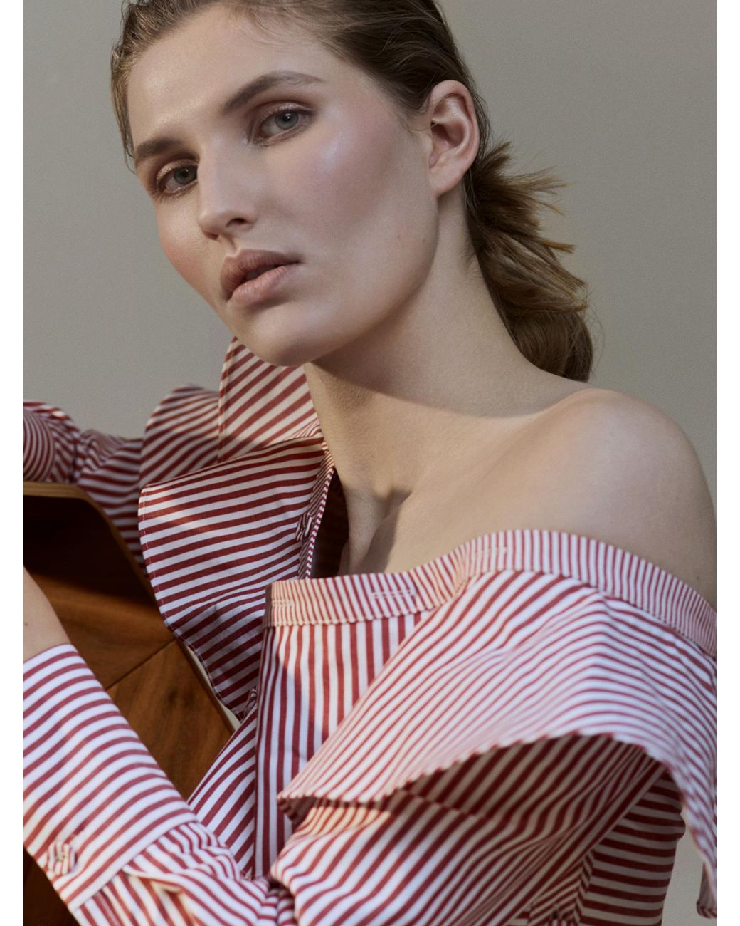 Self Portrait In A Striped T Shirt