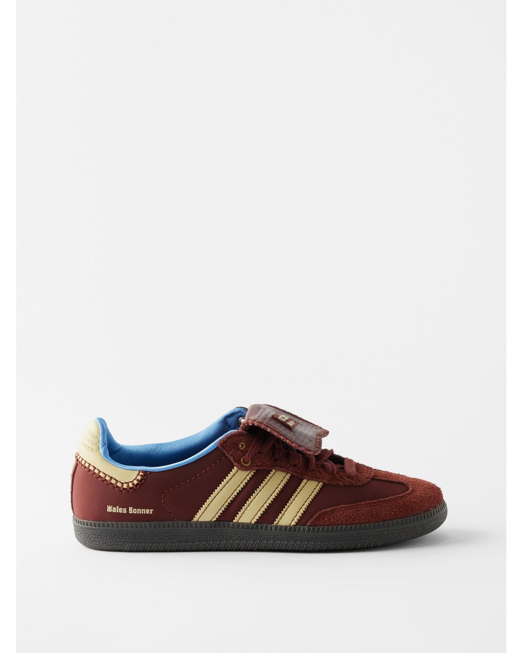 adidas Samba Suede And Satin Trainers in Brown | Lyst