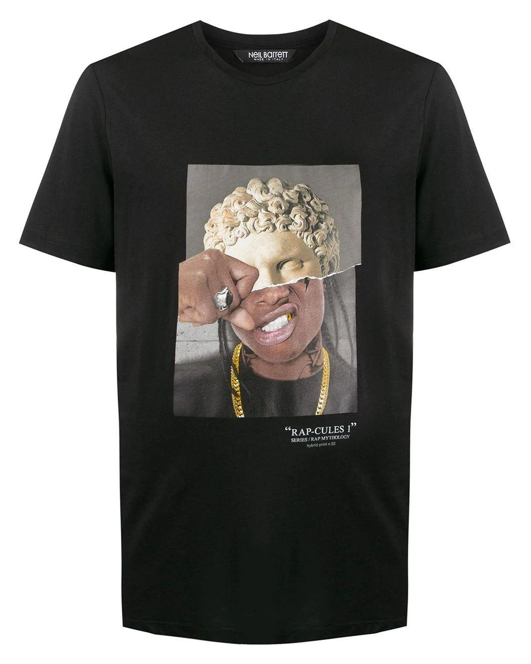 Neil Barrett Modal T-shirt in Black for Men - Lyst