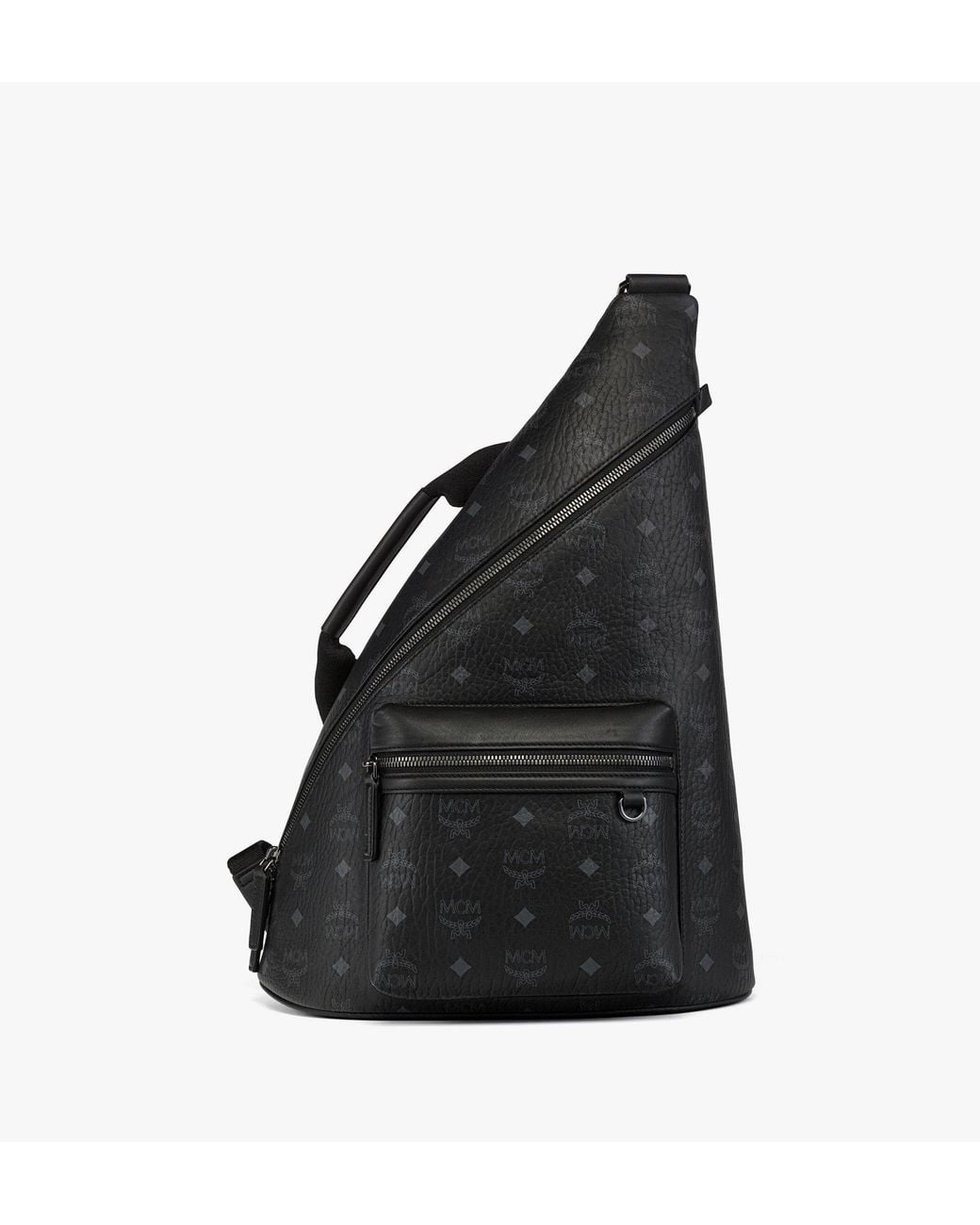 MCM Aren Sling In Visetos in Black for Men | Lyst