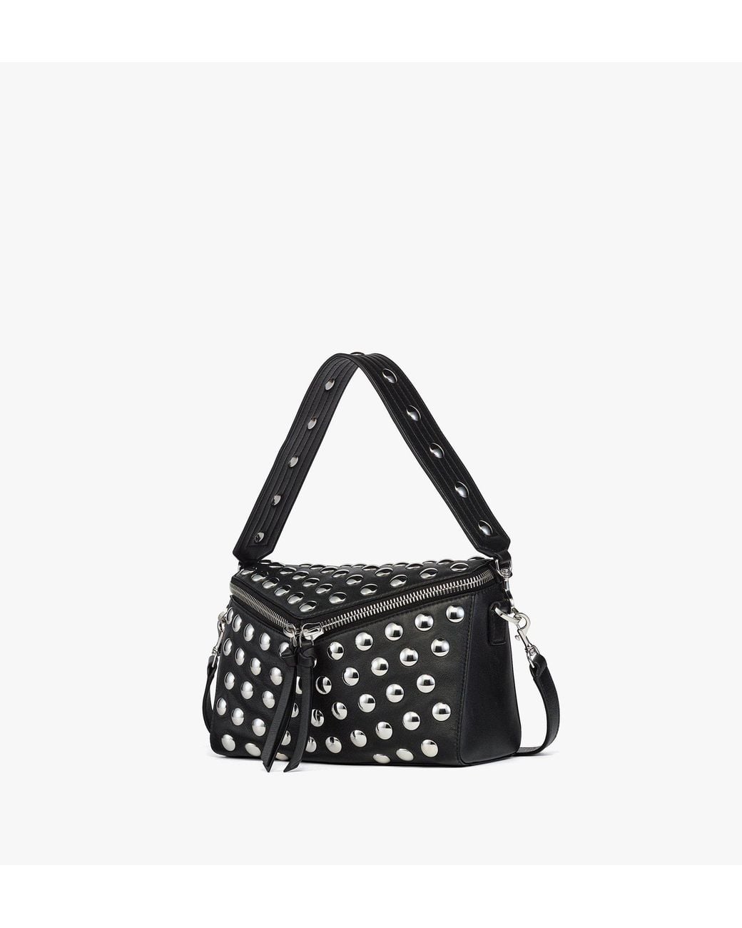 MCM Diamant 3d Shoulder Bag In Galactic Gala Lamb Leather in Black | Lyst