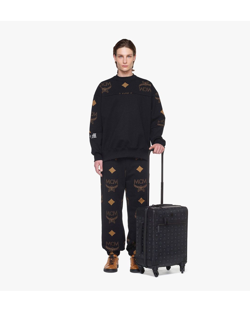 MCM Ottomar Trolley In Visetos in Black for Men | Lyst