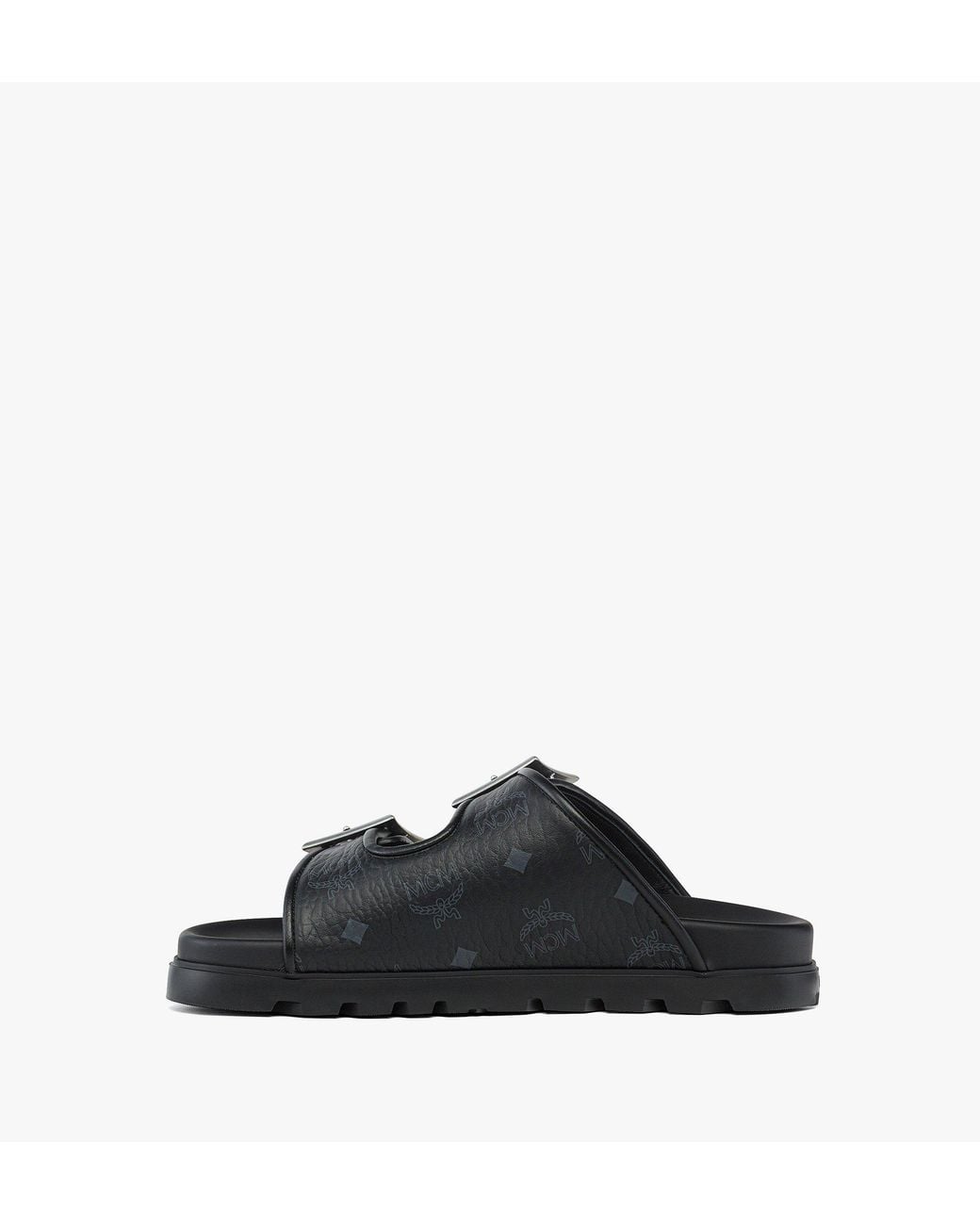 MCM Sandals In Visetos in Black for Men | Lyst