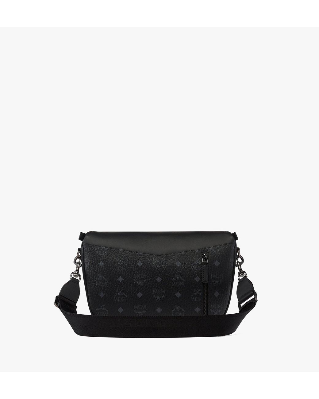 MCM Diamant 3d Crossbody In Visetos Leather Mix in Black for Men | Lyst