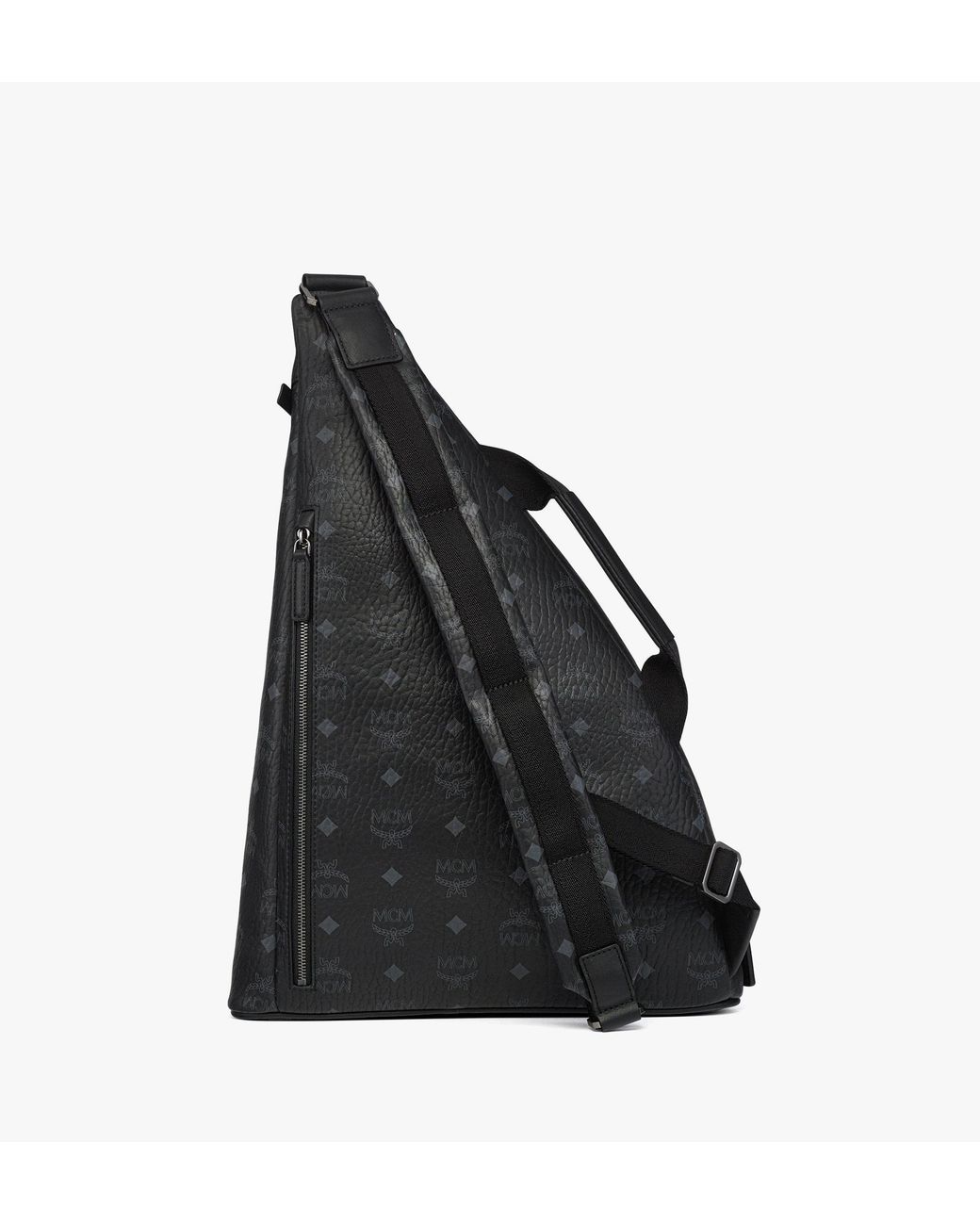 MCM Aren Sling In Visetos in Black for Men | Lyst