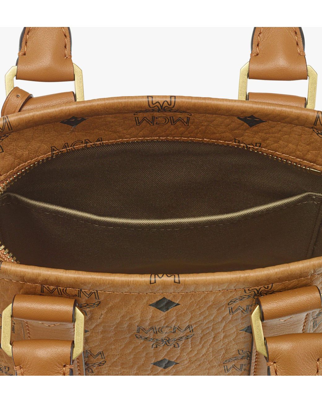 MCM Aren Tote In Visetos in Brown for Men | Lyst