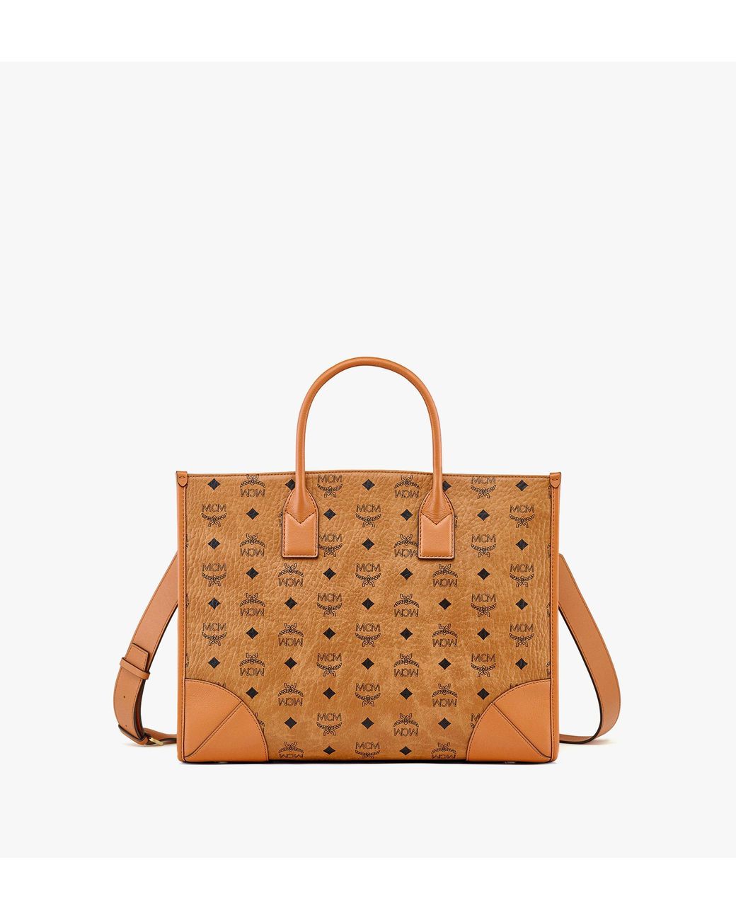 MCM München Tote In Visetos in Brown | Lyst