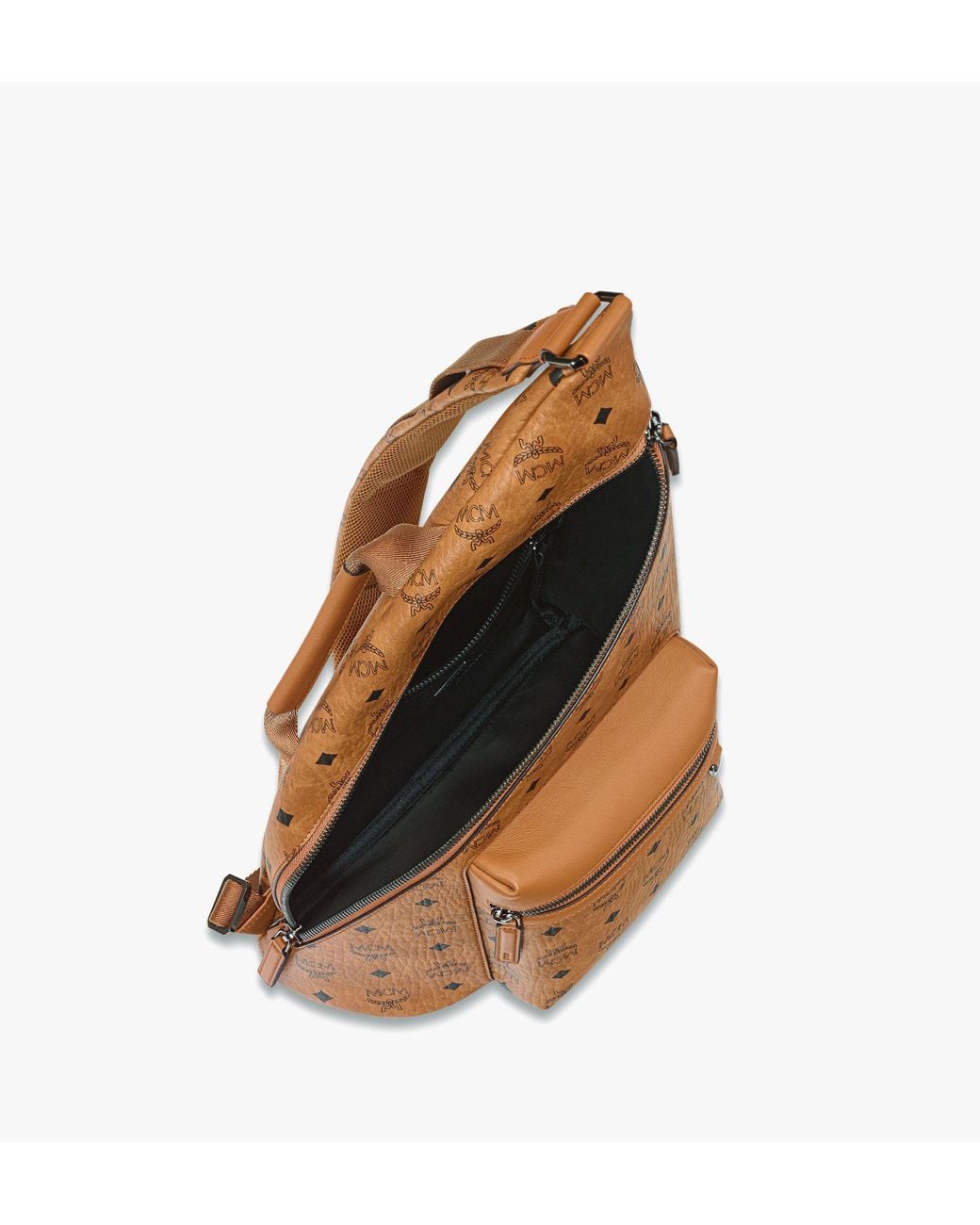 MCM Logo Shoulder Bag in Brown for Men | Lyst