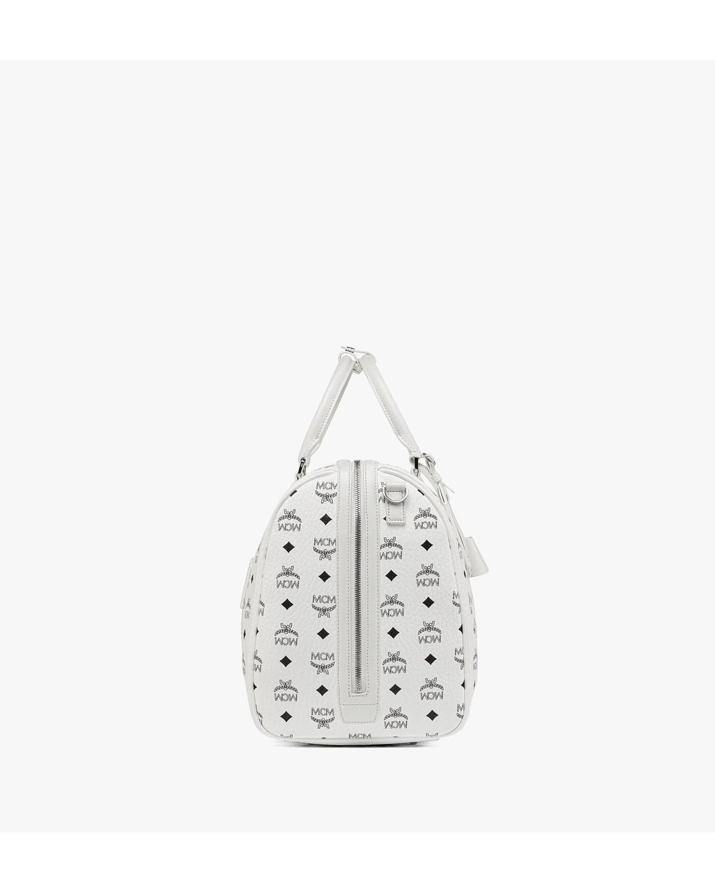 MCM X Atelier Biagetti Ottomar Weekender Bag In Visetos in Metallic for ...