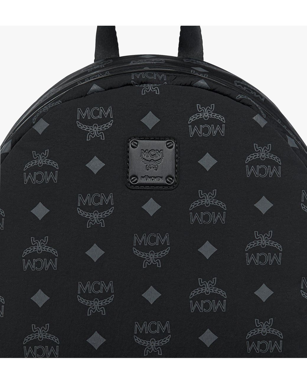 MCM Stark Packable Backpack in Black for Men | Lyst