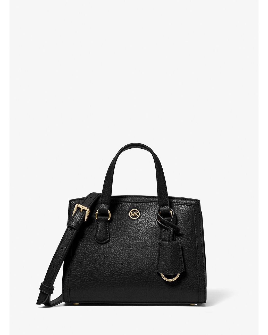 MICHAEL Michael Kors Mk Chantal Extra-Small Pebbled Leather Messenger ...