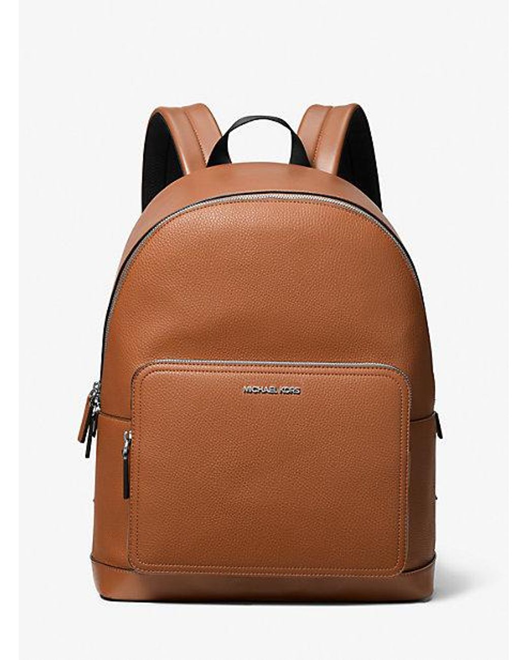 Michael Kors Cooper Pebbled Leather Commuter Backpack in Brown for Men ...