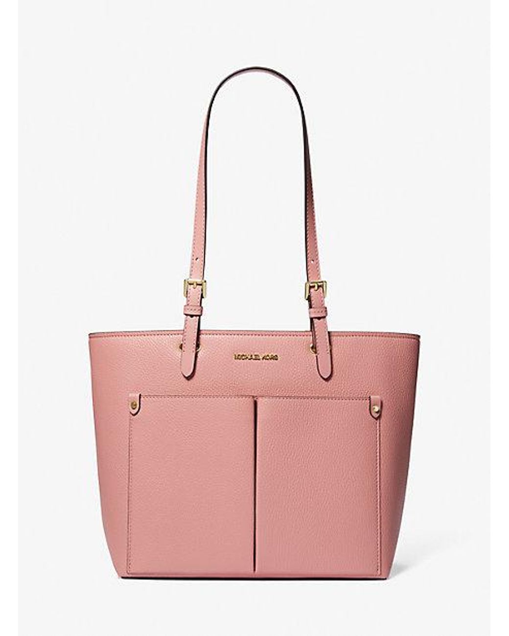Michael Kors Jet Set Medium Pocket Tote Bag in Pink | Lyst