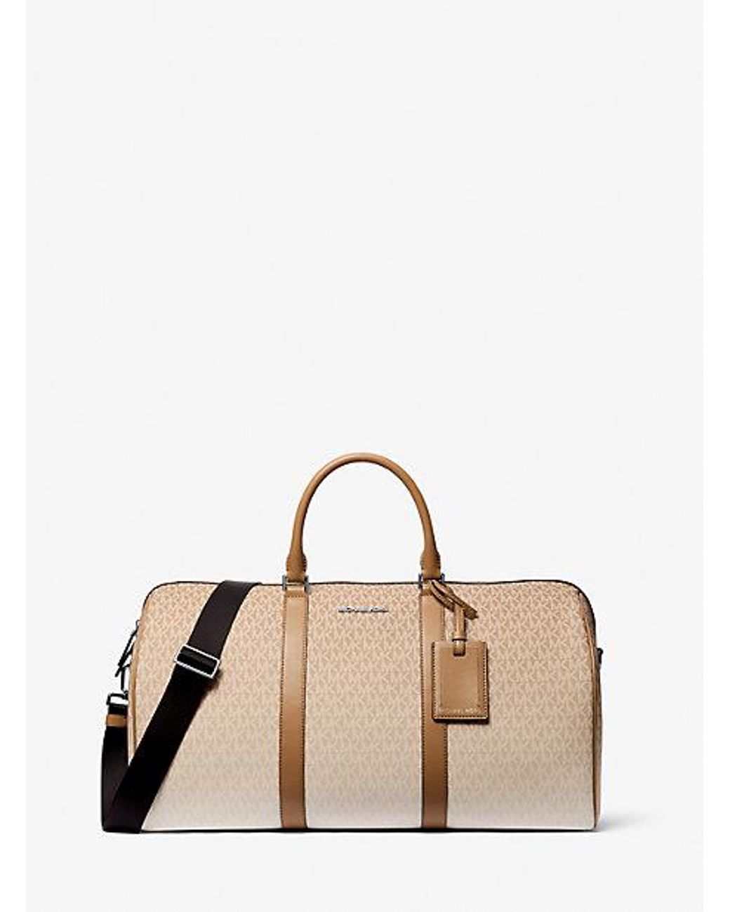 Michael Kors Cooper Ombré Signature Logo Weekender Bag in Natural for ...