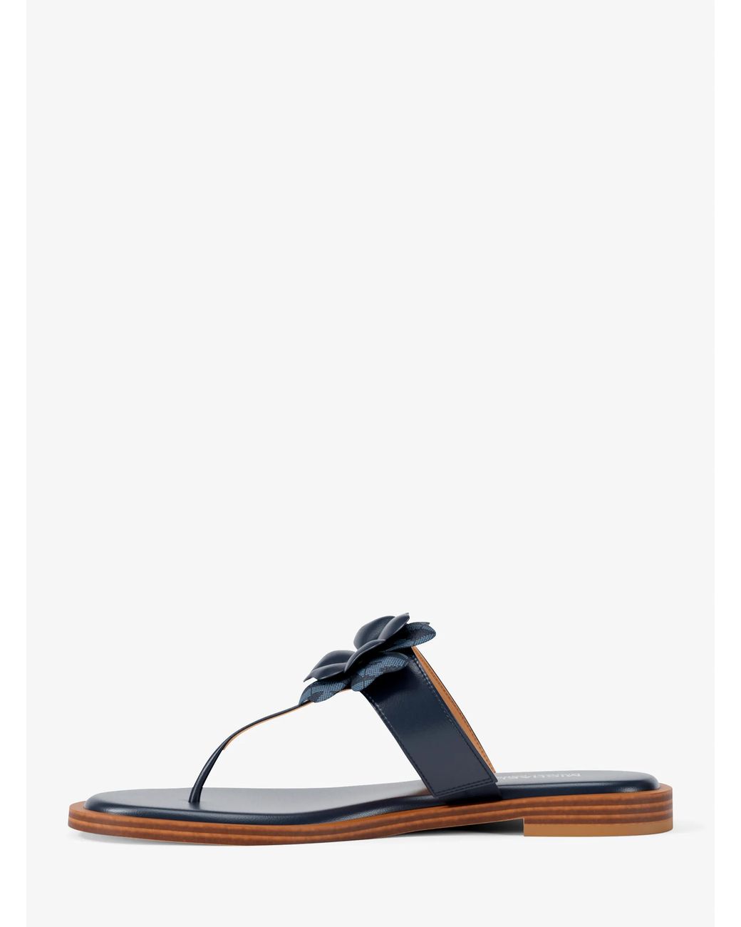 Michael Kors Callie Embellished Signature Logo Trim Thong Sandal in ...