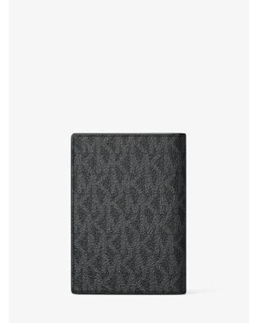 Michael Kors Hudson Signature Logo Bi-Fold Card Case in Gray for Men | Lyst