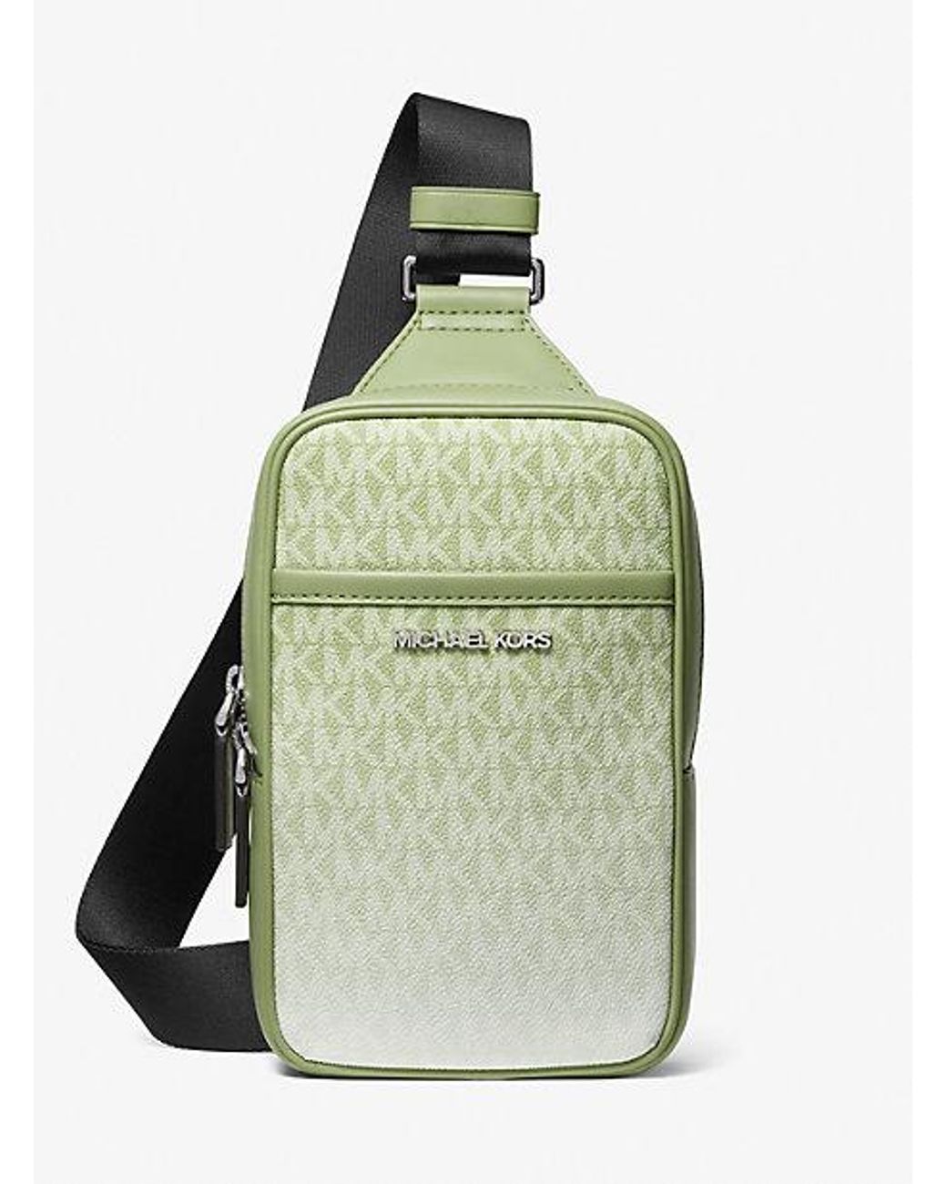 Michael Kors Cooper Medium Ombré Logo Sling Pack in Green for Men | Lyst