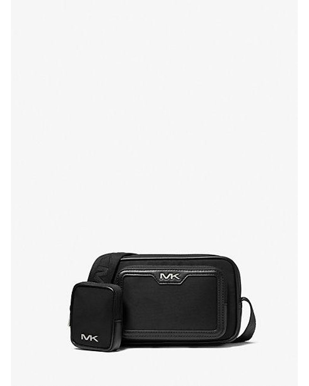 Michael Kors Lautner Nylon Camera Bag in Black for Men | Lyst