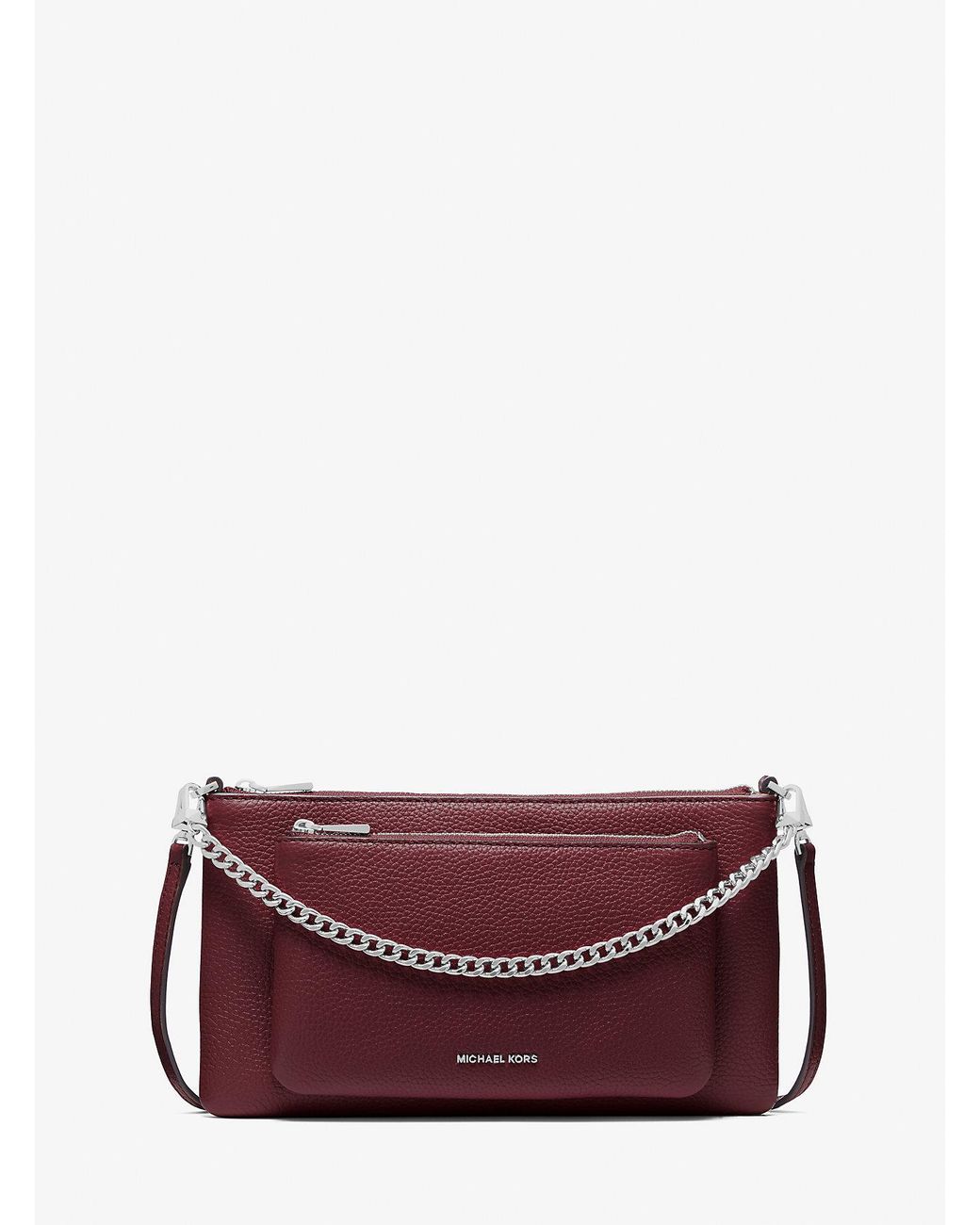 MICHAEL Michael Kors Mk Jet Set Medium Pebbled Leather Convertible ...