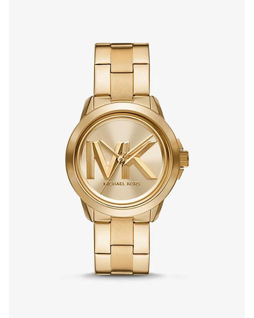 Michael Kors Oversized Brynn-Tone Watch in Metallic | Lyst