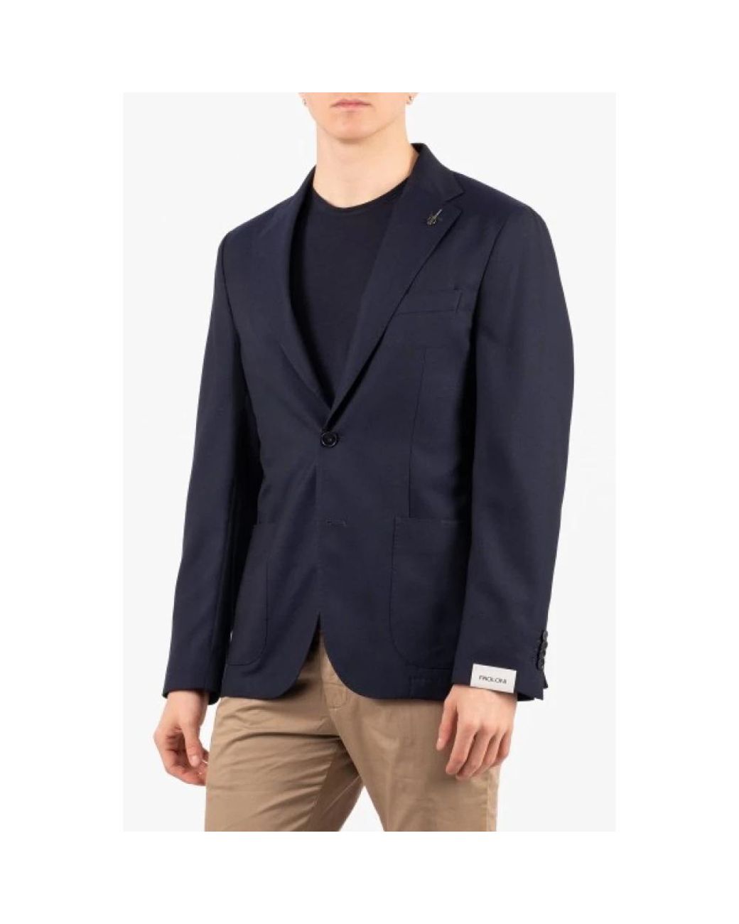 Blazers Paoloni pour homme en coloris Bleu | Lyst