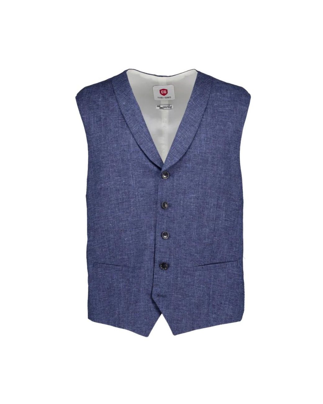 CLUB of GENTS Waistcoats in Blue for Men | Lyst UK