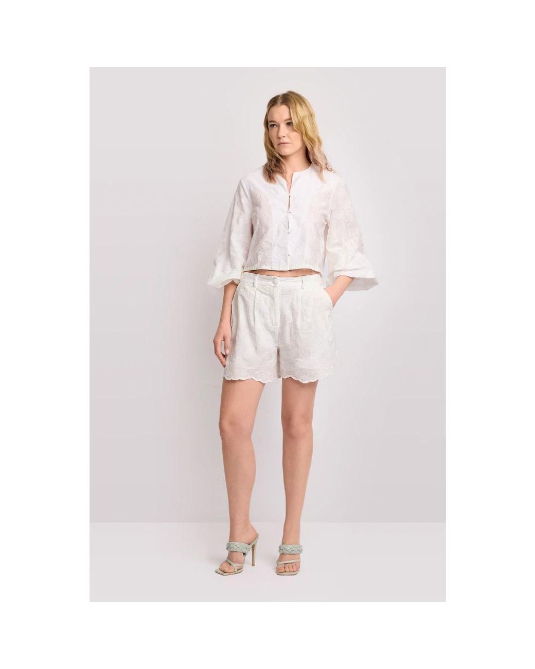 Kocca Short Shorts in White | Lyst